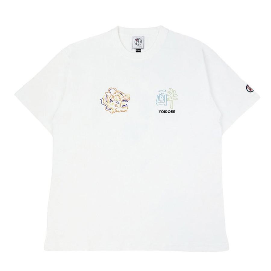 YOIDORE 酔虎ネオンTEE 送料無料 ヨイドレ プリント Tシャツ 半袖 オールシーズン おしゃれ かわいい 男女兼用 飲み会 ビール ...