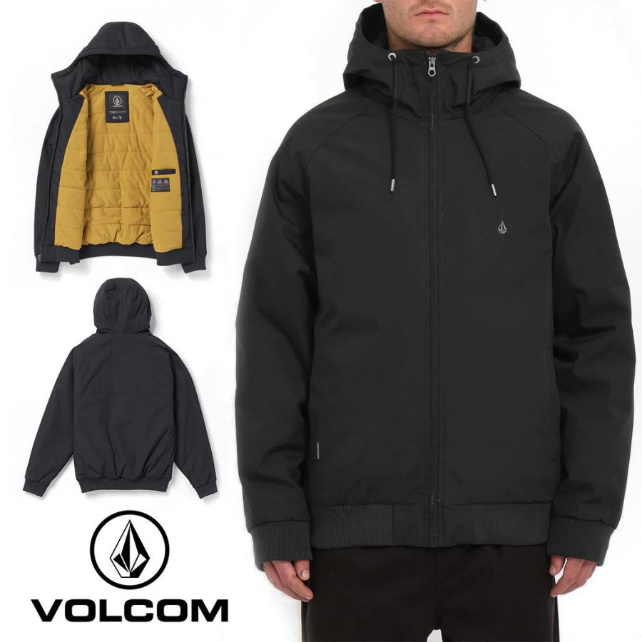 VOLCOM ボルコム HERNAN 5K JACKET - BLACK (A1732304) 送料無料 20代 30代 40代 ジャケット アウター 防寒ヘビーウェイト 秋冬 ロゴ 長袖 ...