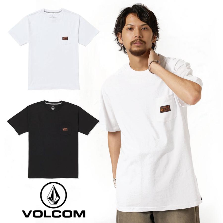 VOLCOM ボルコム Tシャツ WORKWEAR CERTIFICO SHORT SLEEVE TEE - BLACK WHITE 送料無料 ワークウェア ユニセックス メンズ レディース ...