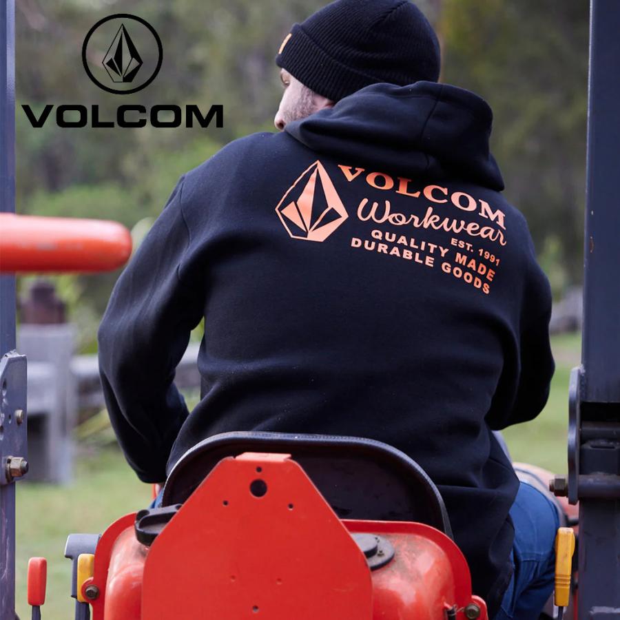 VOLCOM ボルコム WORKWEAR PULLOVER FLEECE - BLACK (A4102098) 送料無料 20代 30代 40 ...