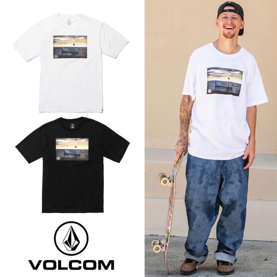 VOLCOM ボルコム Tシャツ VOLCOMTRUE TO THIS POSTER SHORT SLEEVE TEE WHITE ...