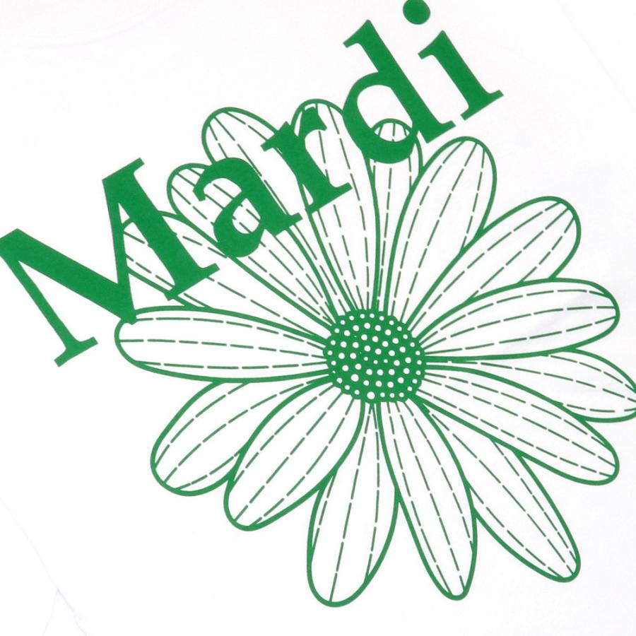 Mardi Mercredi マルディメクルディ TSHIRT FLOWERMARDI (MFK22JSS003) 正規品 韓国ブランド ユニセックス 半袖 10代 20代 30代 送料無料 ...