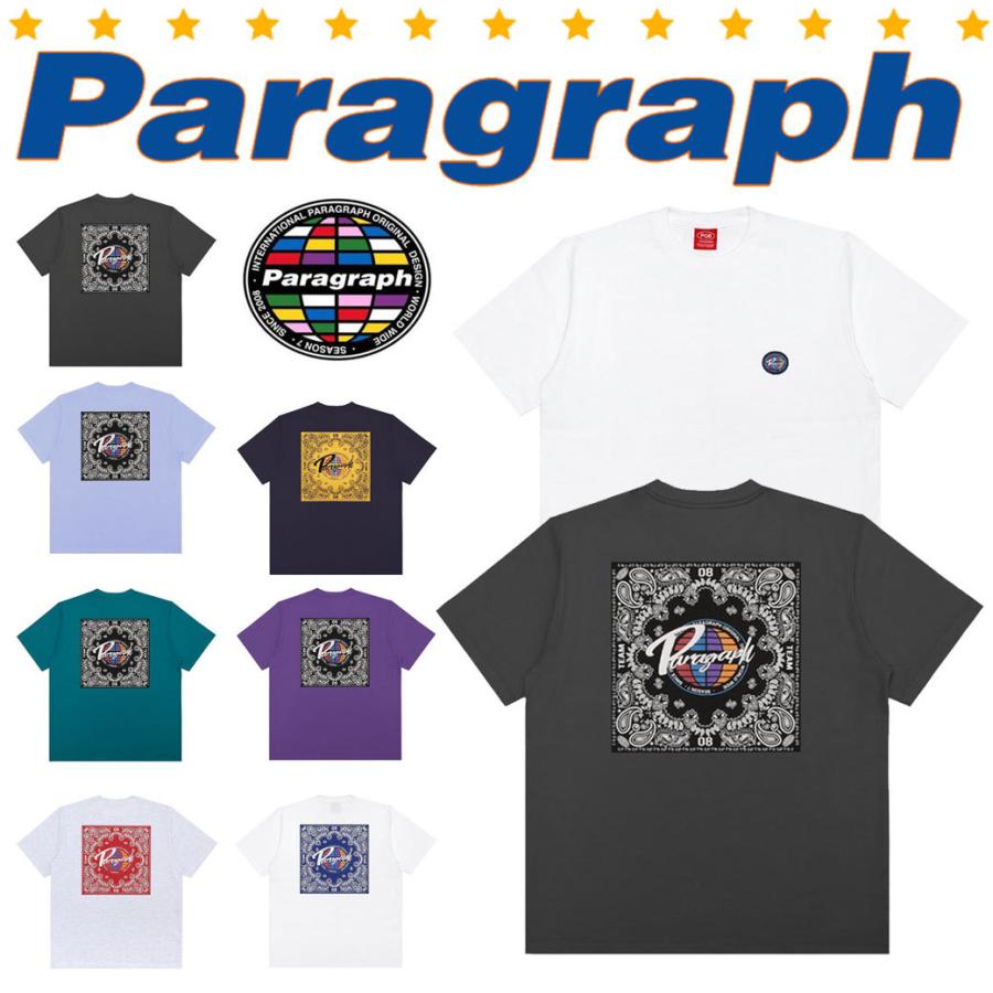 Paragraph パラグラフ Tシャツ 半袖 PAISLEY T-SHIRT (PARAGRAPH-NO.13) キャンセル不可 ...