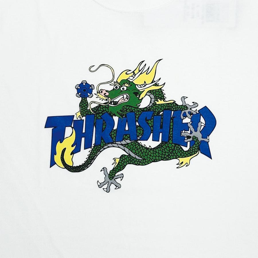 THRASHER(スラッシャー) Doragon S/S TEE (TH91413) フレーム ショートスリーブ Tシャツ スラッシャー Tシャツ 半袖 TEE プリント 送料無料 ...