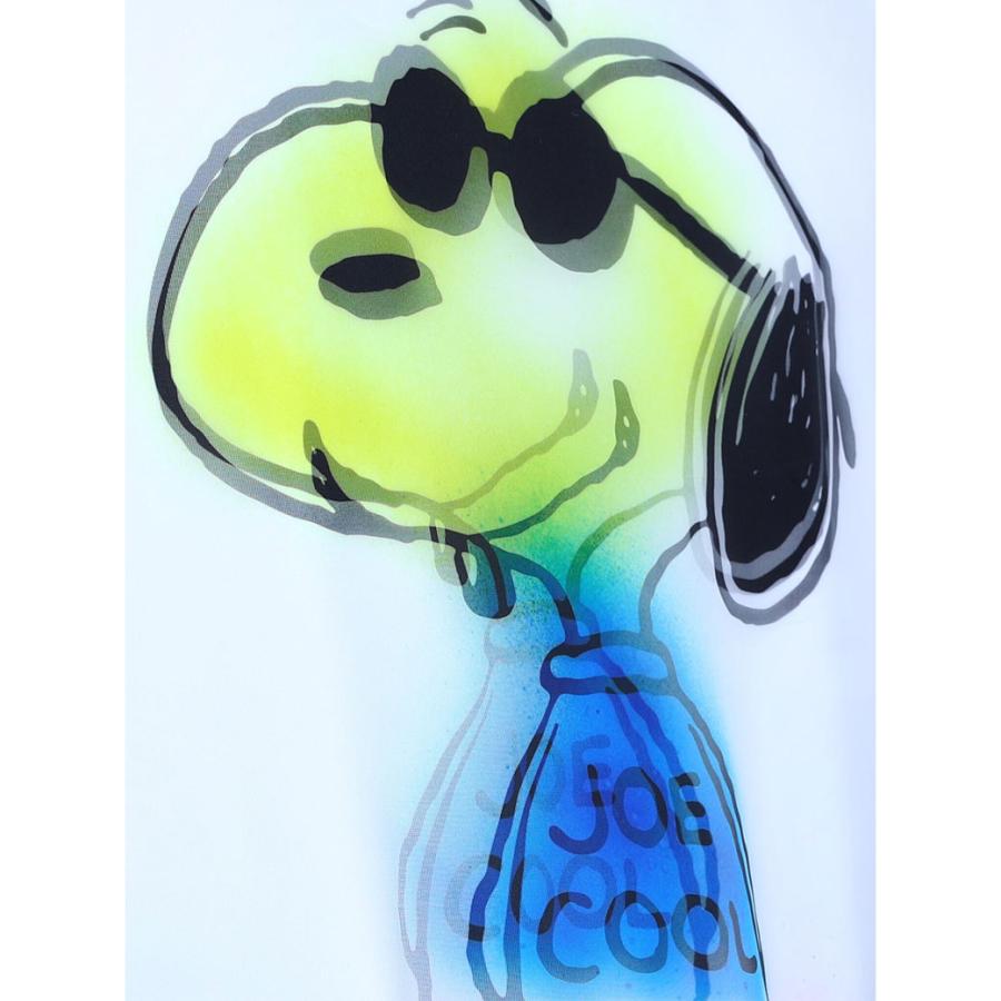 TRIPPY ART トリッピーアート PEANUTS "SNOOPY JOE COOL" 送料無料 ピーナッツ Snoopy スヌーピー Tシャツ 半袖 ホワイト メンズ レディース ...