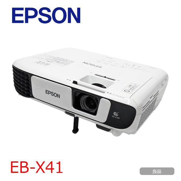 EPSON 液晶プロジェクター EB-X41 使用時間200H以下 3600lm XGA 3LCD方式 2.5kg 学校 ビジネスにおすすめ：良品 : eb-x41-b : 中古パソコンの ...