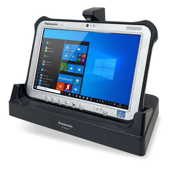 Panasonic TOUGHPAD タフパッド FZ-G1 中古 Win10 防塵・防水 ドック付[core i5 4310U 2.0GHz 4GB SSD128GB 無線 WAN カメラ ...