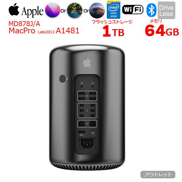 Mac Pro Apple MD878J/A A1481 Late 2013 AMD FirePro D700x2基搭載 [Xeon E5 2697 2.7GHz 12コア メモリ64G ...