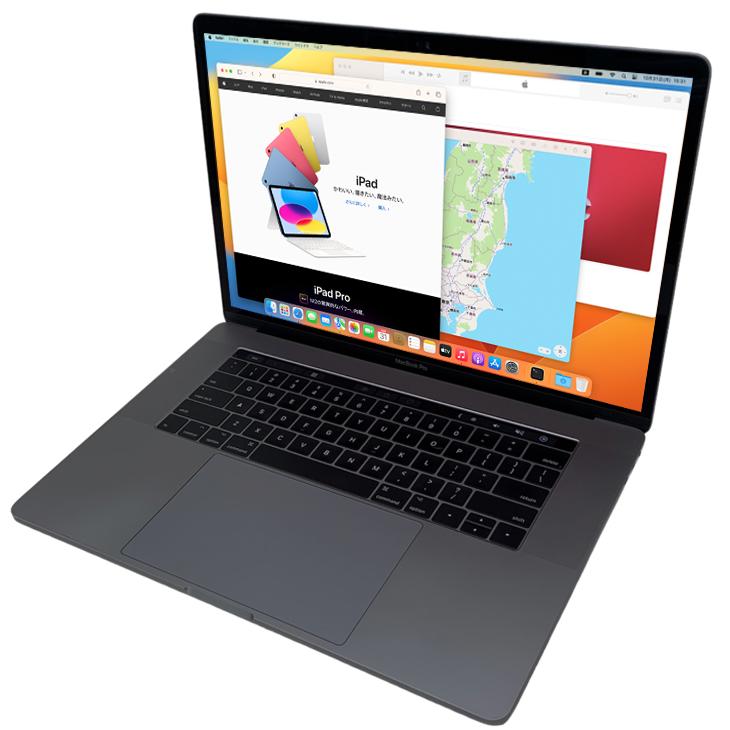 Apple MacBook Pro 15.4inch MPTR2J/A A1707 2017 USキー 選べるOS TouchBar TouchID [core i7 7700HQ 16G ...