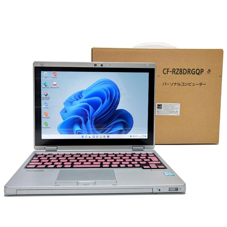 Panasonic CF-RZ8 ピンク プレミアムエディション 中古 レッツノート Office Win11 or Win10 第8世代 2in1[Corei7 8500Y 16GB ...