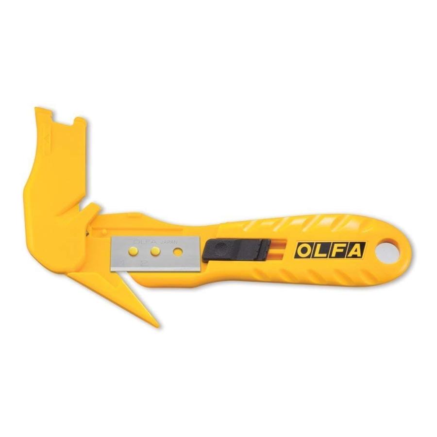 OLFA（オルファ） セフティ ラップ カッター 開梱作業専用カッター 開梱カッター 段ボール 開梱 PPバンド 切断 カッター 210B 4901165202628 : WHATNOT ...