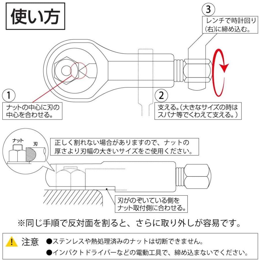 TOP（DIY） TOP ナットブレーカー NB-2 : WHATNOT - 通販 - Yahoo!ショッピング