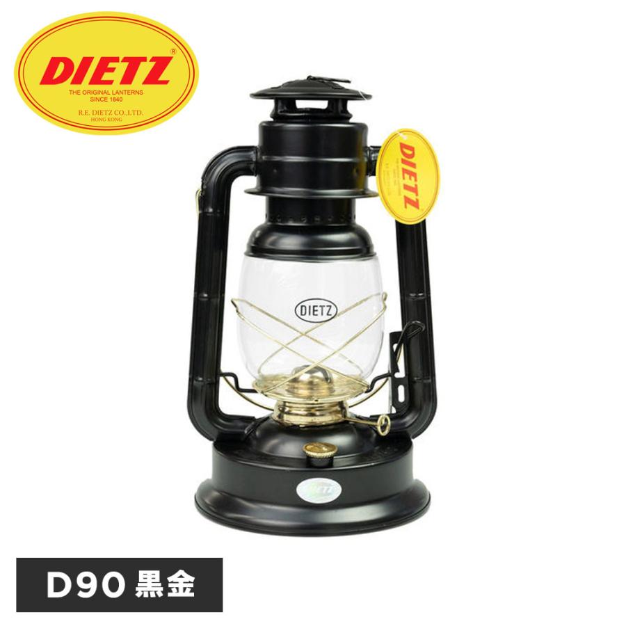 DIETZ デイツ ハリケーンランタン D90黒金 50623 4571574750623 オイルランプ オイルランタン ランプ キャンドル D90 黒金 : 4571574750623 ...