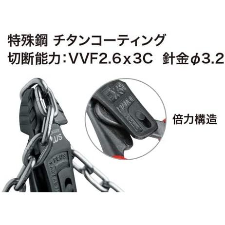 JEFCOM DENSAN デンサン ジェフコム ニッパー NWSニッパー NW138-200 200mm スタンダード 倍力 4937897315190 ネコポス対応 : WHATNOT ...