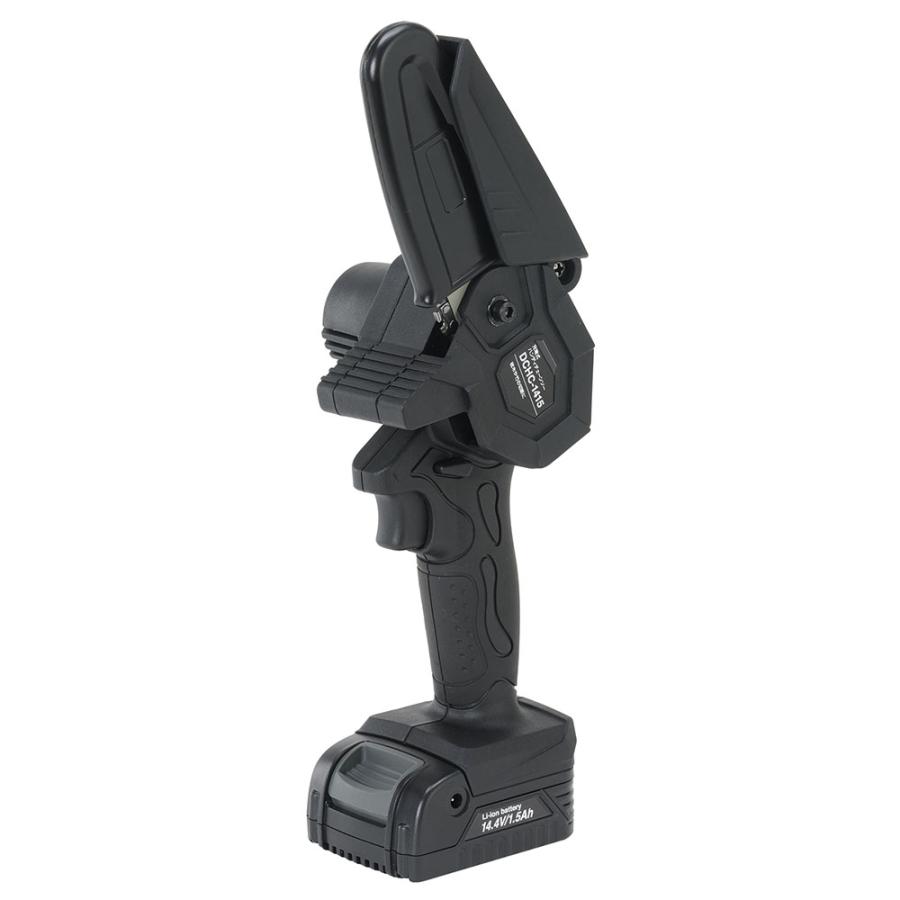 新興製作所 チェーンソー 充電式 電動 ハンディ 小型 ハンディチェーンソー DCHC-1415 電動チェーンソー 軽量 家庭用 庭木 剪定 切断 工具 DIY 4954008985721 ...