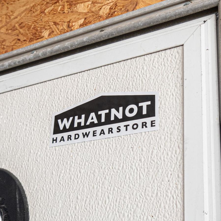 WHATNOT（ワットノット） ステッカー シール オリジナルステッカー WHATNOT HARDWEAR STORE 車 屋外対応 耐水 ...