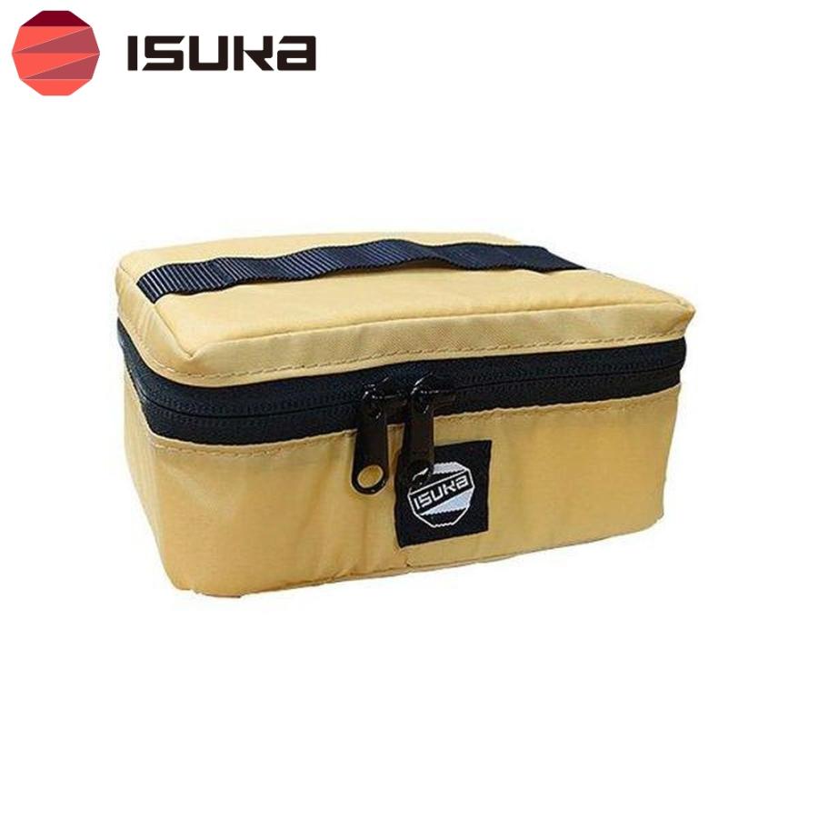ISUKA イスカ クーラーバッグ 保冷 保冷バッグ コンパクト 登山 アウトドア キャンプ コンパクトクーラーバッグ (ミニ) タン ...