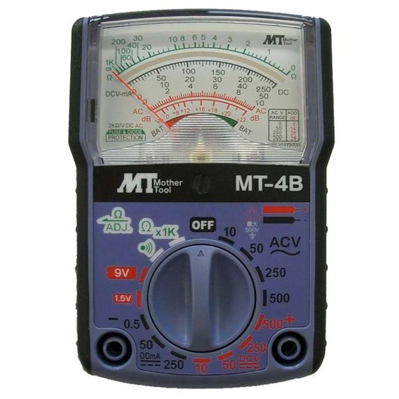 マザーツール ポケットアナログテスタ ミニ MT-4B 4986702101268 : WHATNOT - 通販 - Yahoo!ショッピング