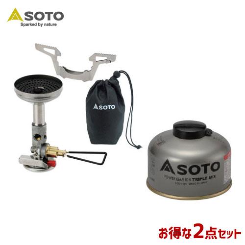 新富士バーナー SOTO ソト 2点セット レギュレーターストーブ ウィンドマスター パワーガス OD缶 燃料 SOD-310 SOD-710 ストーブ 福袋 セット : WHATNOT ...