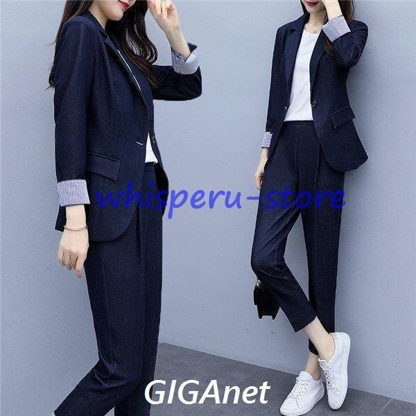 レディース スーツセット 2点セット パンツスーツ ビジネススーツ 女性