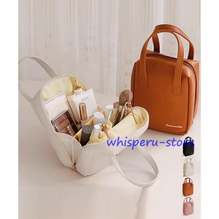 韓国コスメポーチ 縦型 化粧ポーチ大容量 : WHISPER U - 通販 - Yahoo!ショッピング