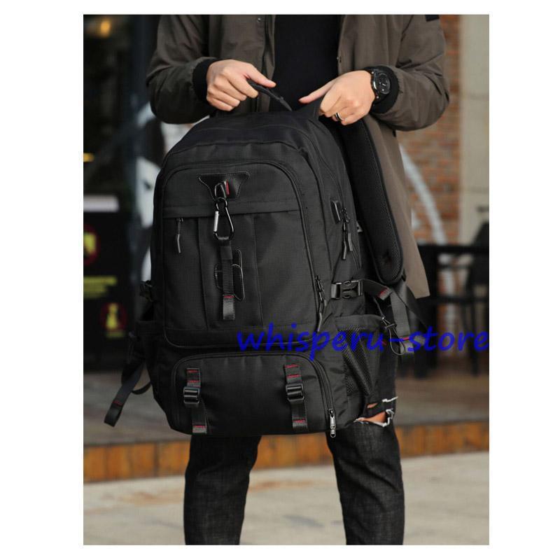 ビジネスリュック バックパック 80L 60L 大容量 軽量 USB充電ポート付き 耐久 キャンプ 登山 ハイキング トレッキング メンズ レディース 旅行 : WHISPER U - 通販 ...