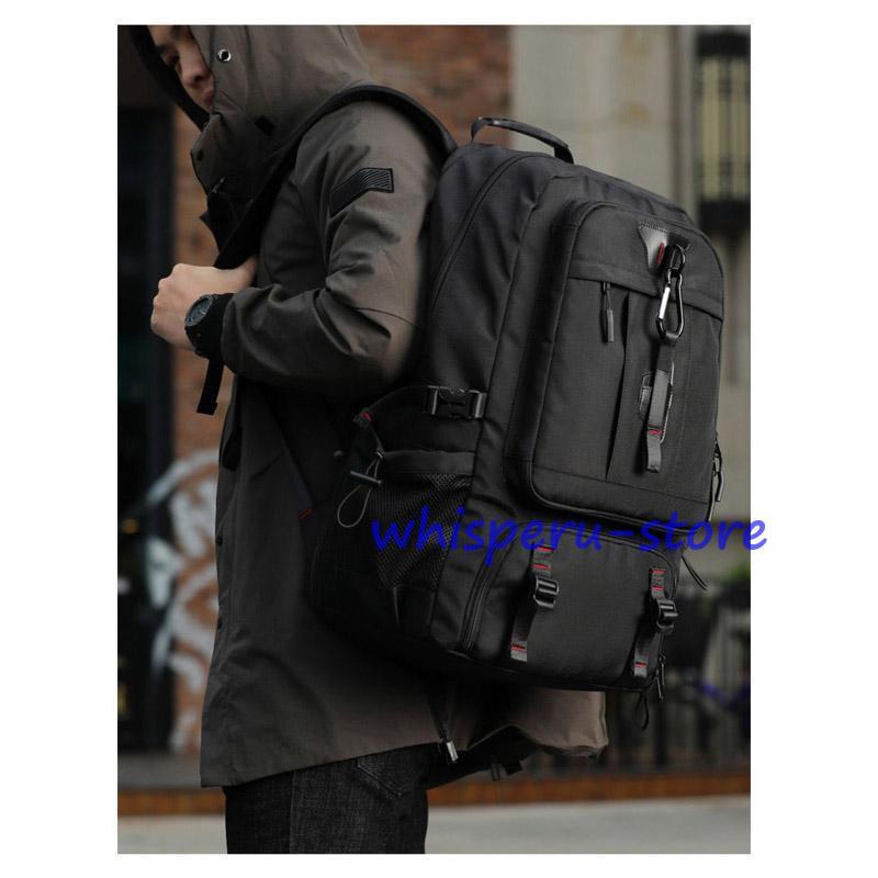 ビジネスリュック バックパック 80L 60L 大容量 軽量 USB充電ポート付き 耐久 キャンプ 登山 ハイキング トレッキング メンズ レディース 旅行 : WHISPER U - 通販 ...