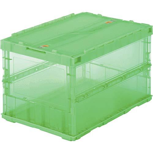 TRUSCO(トラスコ) 薄型折りたたみコンテナスケル 50Lロックフタ付 緑 TSK-C50B-GN : White Wings2 - 通販 - Yahoo!ショッピング