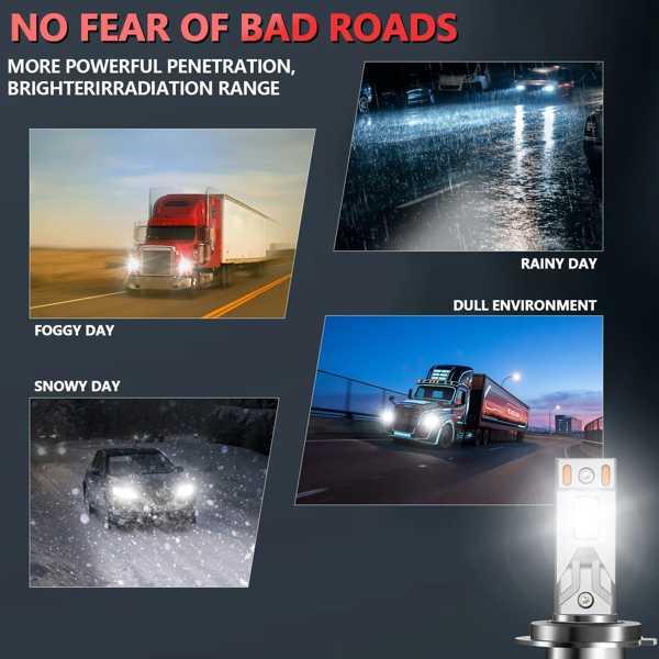 車 ヘッドライト電球 車 ヘッドライト用ターボキャンバスEAGLEVISION-LEDランプ Canbus 1400W 1000000lm 12v 24v hb3 hb4 9012 h1 h4 ...