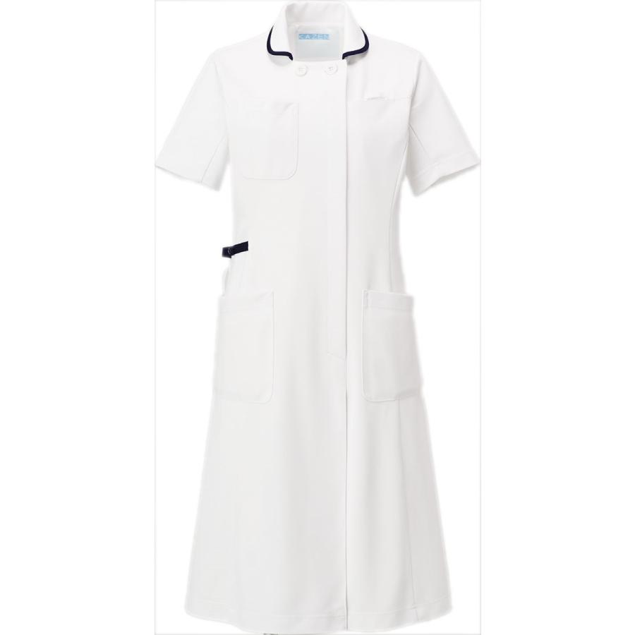 KAZEN 旧アプロン 990-13・15・18 ワンピース 半袖 白衣 ナースウェア 女性用 レディース 2019新作商品 : 白衣のホワイトロード - 通販 - Yahoo!ショッピング