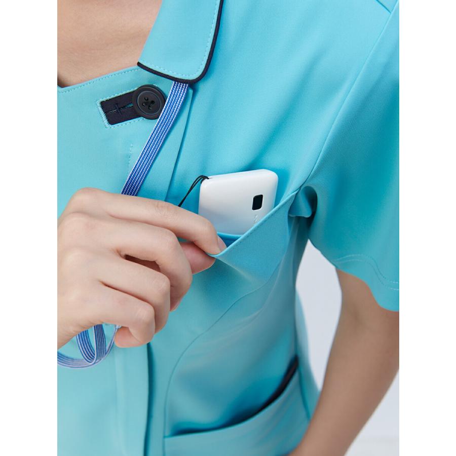 ナガイレーベン AY-4222 女性用上衣 カラーチュニック 白衣 レディース 医療 看護 : 白衣のホワイトロード - 通販 - Yahoo!ショッピング