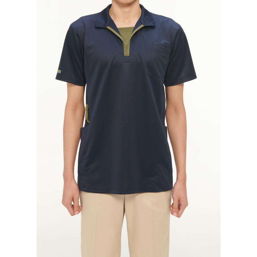 ナガイレーベン JD-3172 ニットシャツ ポロシャツ 介護 男女兼用 ユニセックス アースソング 2023年新作商品 : 白衣のホワイトロード - 通販 - Yahoo!ショッピング