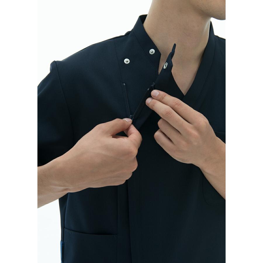 ナガイレーベン ML-1132 スクラブ 白衣 男性用 メンズ 上衣 ナースウェア 医療 看護 : 白衣のホワイトロード - 通販 - Yahoo!ショッピング