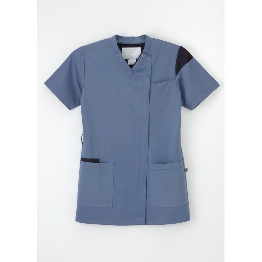 ナガイレーベン RF-5472 男女兼用 スクラブ 白衣 半袖上衣 医療 看護 2022年新作商品 : 白衣のホワイトロード - 通販 ...