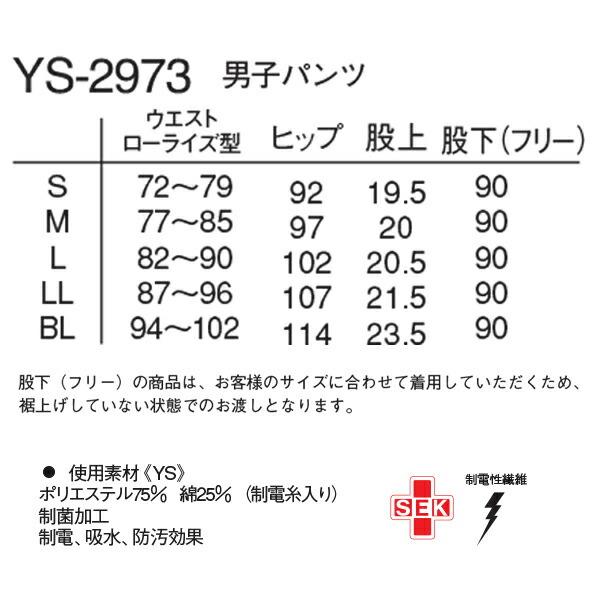 ナガイレーベン YS-2973 介護 ナハル パンツ ストレート メンズ 男性用 : 白衣のホワイトロード - 通販 - Yahoo!ショッピング