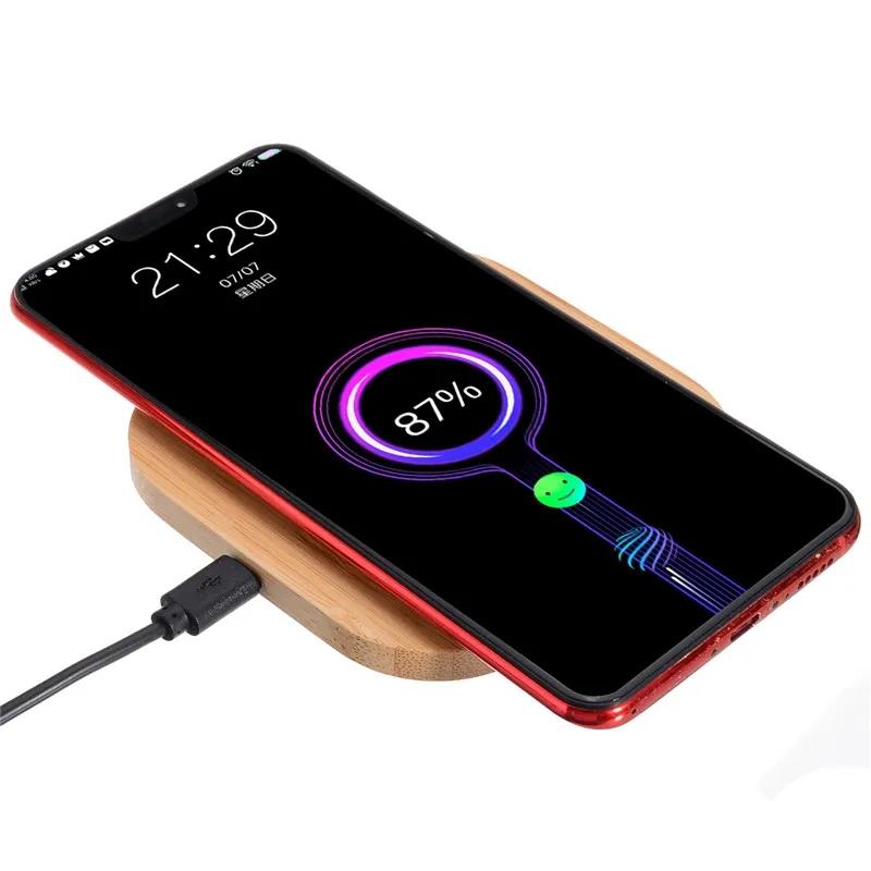 Qi形式対応 木のワイヤレス充電器 置くだけ充電 iPhone8 iPhoneX Galaxy NEXUS6 NEXUS7 ワイヤレス 木製ワイヤレス充電器 充電器 B91 : スマートフォン ...