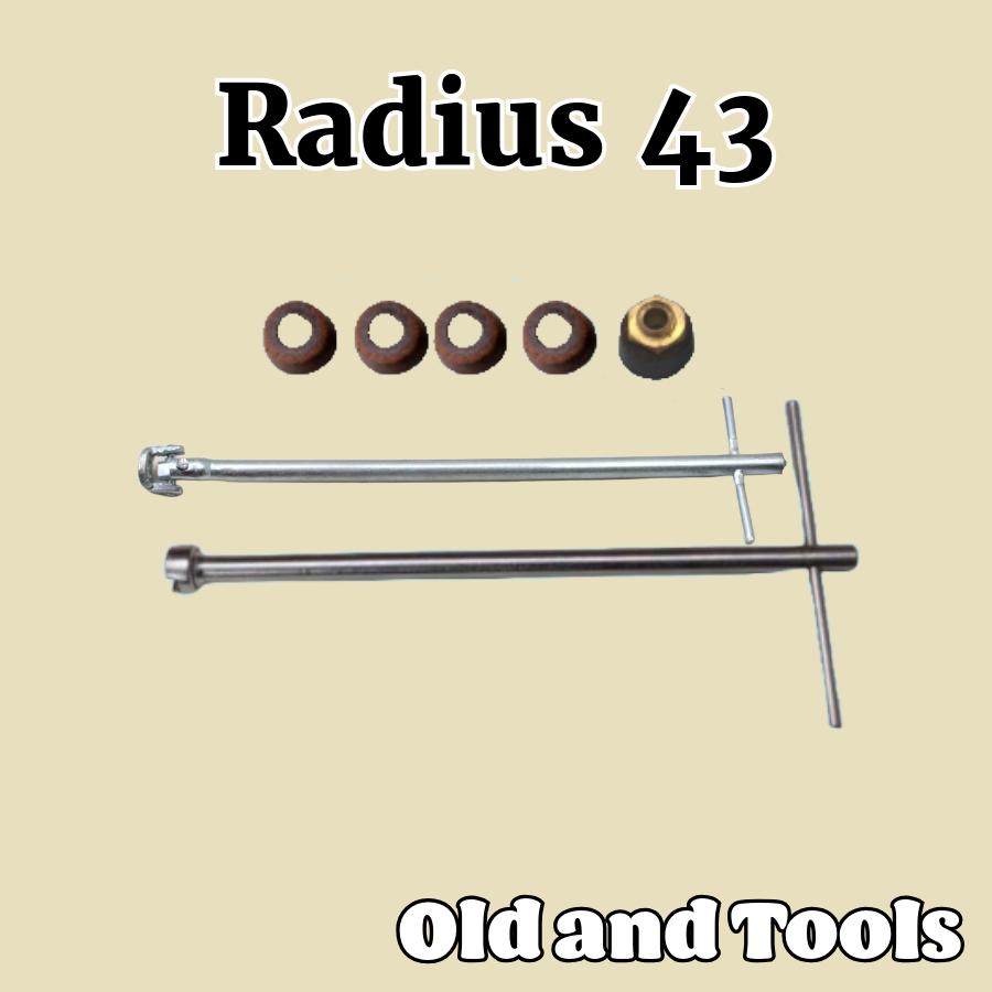 ラディウス 43 共通 レンチ2本＆ポンプカップ5点セット (全7点セット）/ Radius : wickstove - 通販 - Yahoo!ショッピング