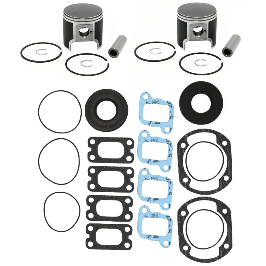 SPI, (2)09 752 (1)711210, 2 Standard Bore Piston Kits, Full Gask 並行輸入品 ...