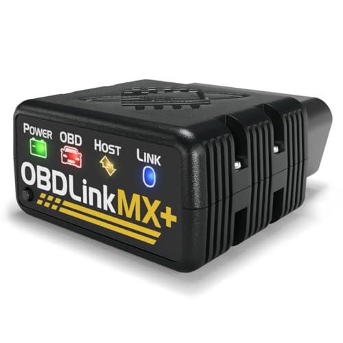 OBDLink MX+ OBD2 Bluetooth Scanner for iPhone, Android, and Wind 並行輸入品 ...
