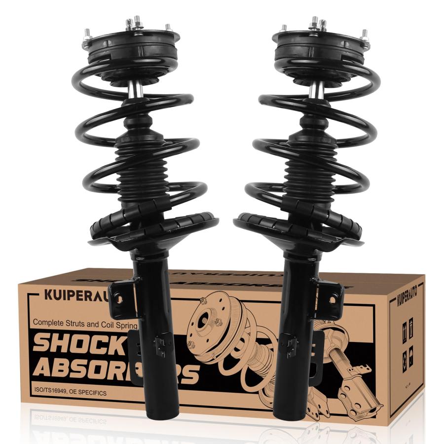 KUIPERAUTO 172614 172615 Complete Front Struts Coil Spring Assem 並行輸入品 ...