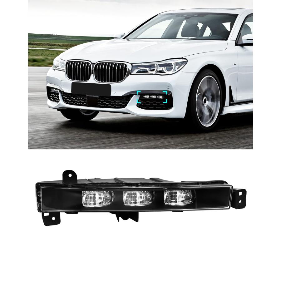 【並行輸入品】フロント右側バンパーLEDフォグライト交換用、BMW G11 G12 740i 750i xDrive M760i : Moto ...
