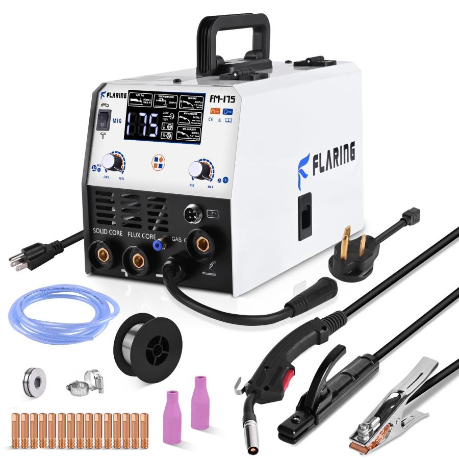 FM175 NEW MIG WELDER FLARING Welder,175Amp 4 in 1 120V/240V D 並行輸入品 ...
