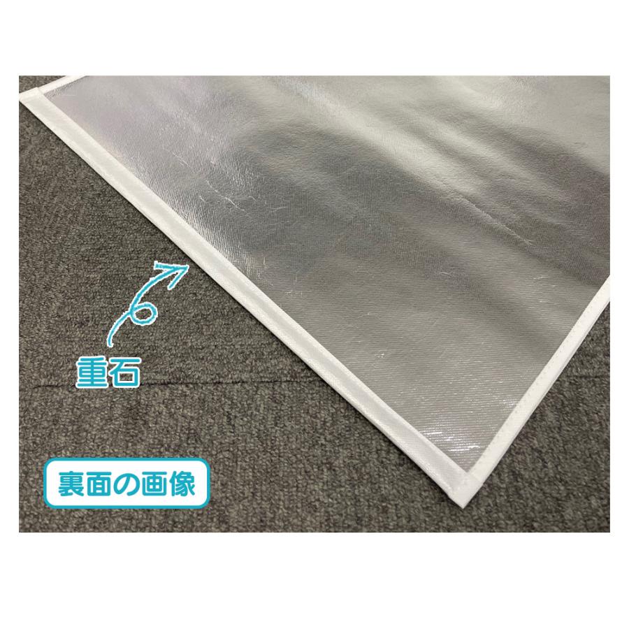 【2枚組】 遮熱 窓 内側 遮光 幅50×高さ210cm 日よけ エコスクリーン センタースリット カーテンレールがなくても突っ張り棒に取り付けられるクリップ付き : アイデア雑貨1000点 ...