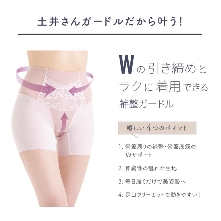 骨盤補整・骨盤底筋Wサポートガードル プロイデア PROIDEA 骨盤 補正 ガードル ウエスト ヒップ 産後 骨盤底筋 引き締め インナー ガードル スパッツ : 79367 : 暮らしの ...