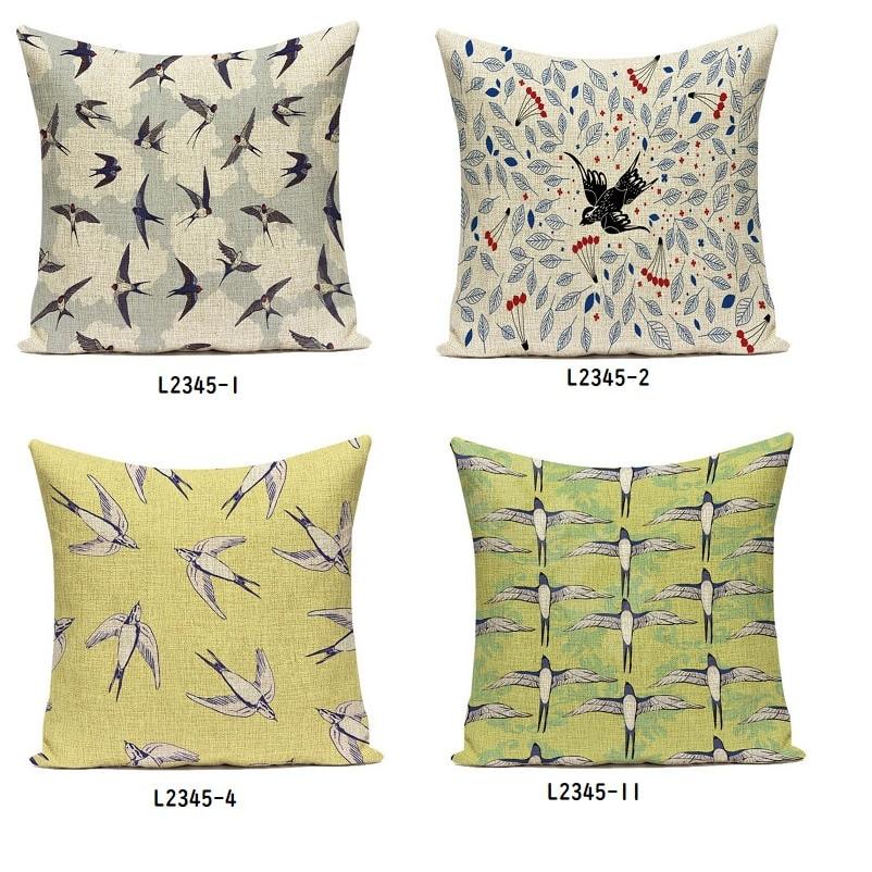 クッションカバー 45X45cm 45角 燕 つばめ 鳥 スワロー アンティーク 風 アート 綿麻 ヘンプ おしゃれ :wigggy-80363:WIGGGY - 通販 - Yahoo!ショッピング