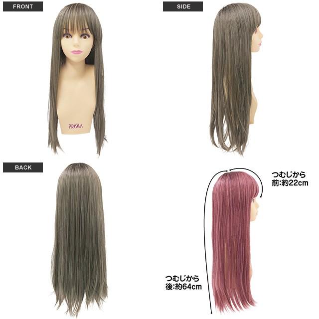 フルウィッグ プリシラ CTA-683 ピュアストレート グラデーションウィッグ カラーウィッグ くすみファンタジー 送料無料 : ウィッグランド - 通販 - Yahoo!ショッピング