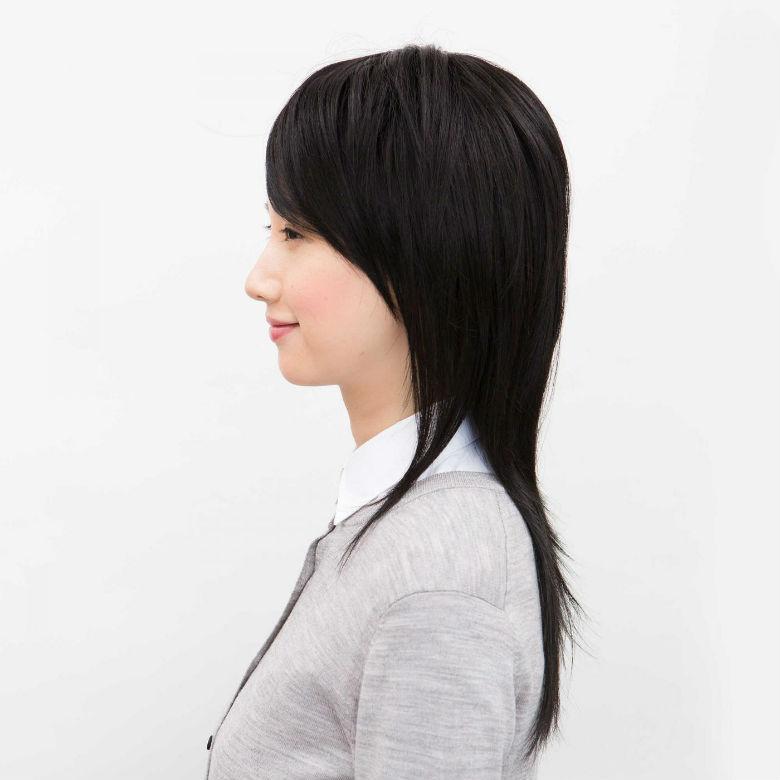 フルウィッグ ラパンドアール スパイシーロング スタンダードブラック