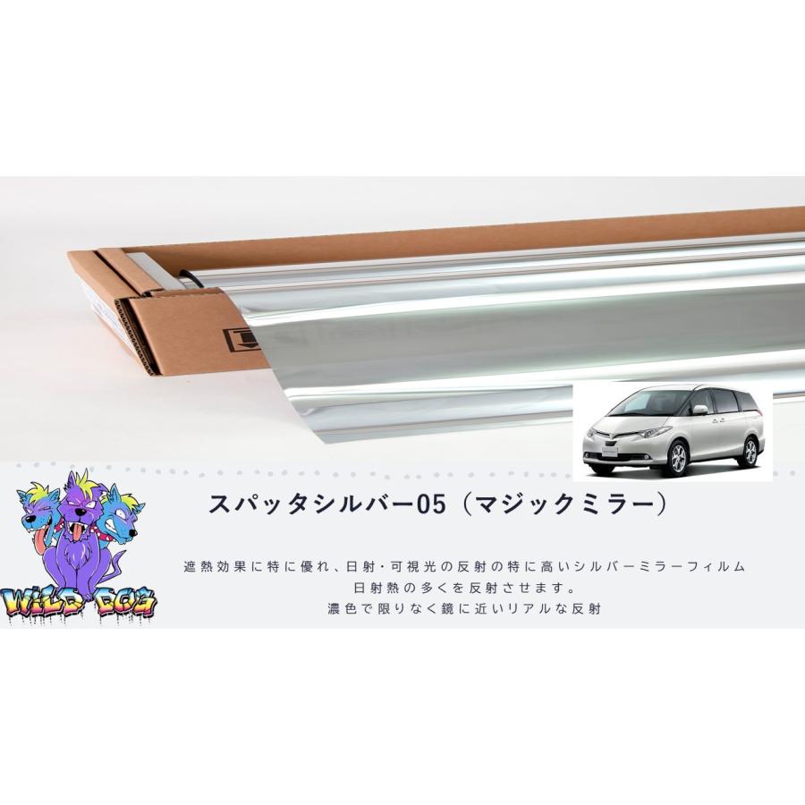 BRAINTEC カーフィルム カット済み スパッタシルバー05（マジックミラー） エスティマ ACR50 リアセット : WILDDOG-SAGA - 通販 - Yahoo!ショッピング