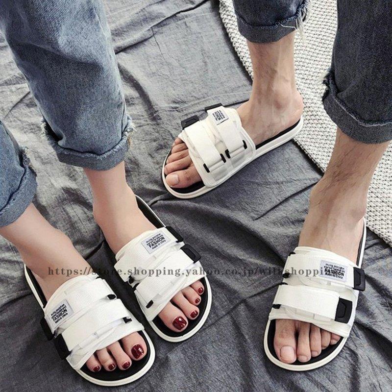 サンダル レディース メンズ ベルクロ スポーツサンダル スポサン フラット スリッパ 滑り止め 歩きやすい カジュアル 男女兼用 ビーチ ...