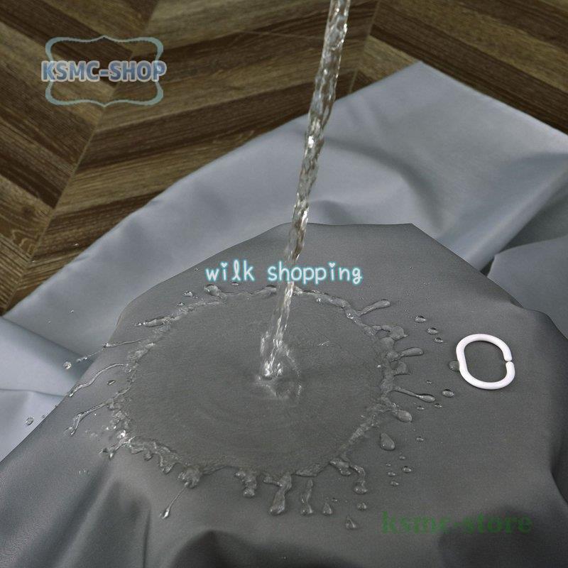 シャワーカーテン バスカーテン ビニールカーテン 防カビ 防水 浴室 バスルーム 風呂 ユニットバス 厚手 風呂カーテン ブルー 180*180cm 240*200CM :kk0531 ...